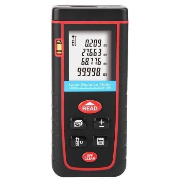 LONGUEUR TELEMETRE - LASER MESUREUR Télémètre numérique Distance à ...