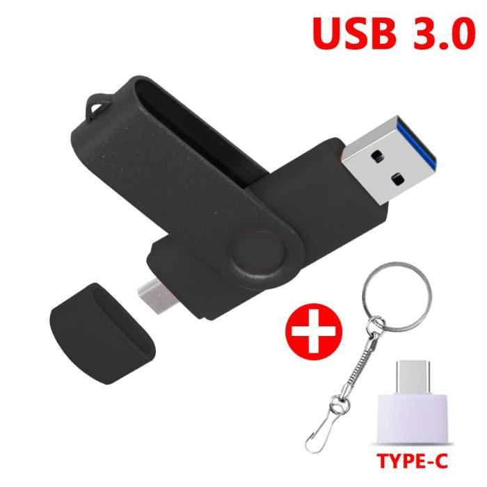 CLE USB ,style 1-128 Go--Clé USB 3.0 OTG 3 en 1 haute vitesse, support ...