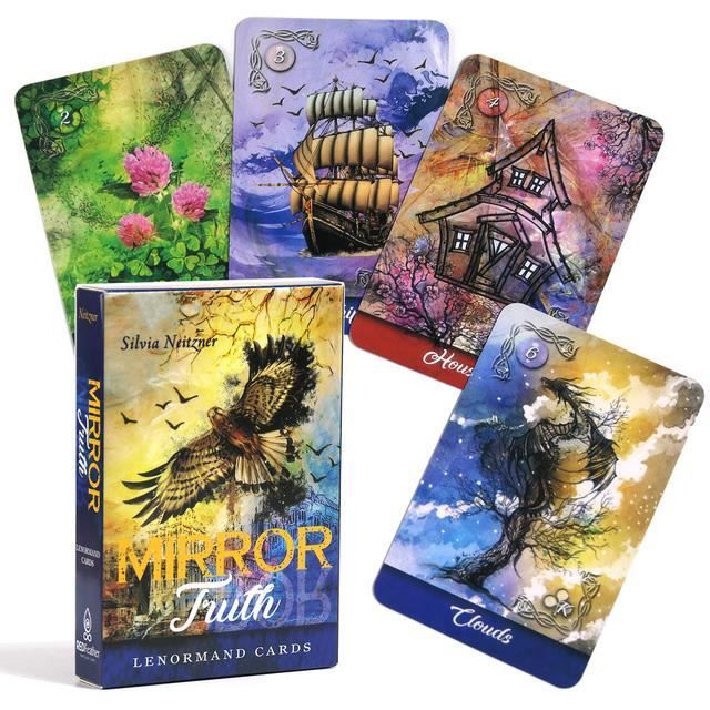 Jeux pour la famille,Marron--Carte de Tarot prisme Oracle, profitez de ...