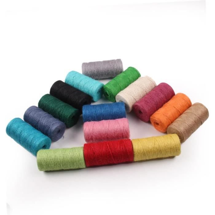 Ficelle De Jute Colorée Ficelle De Jute Naturelle Fil De Jute Ficelle ...