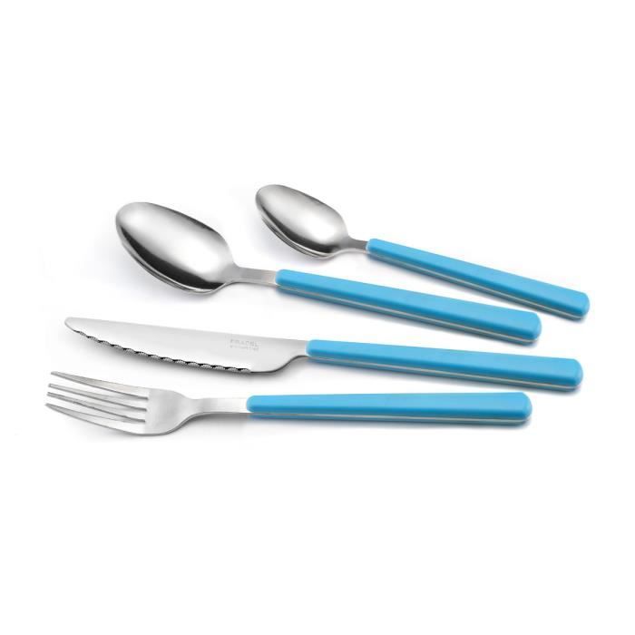 Tonic Bleu Turquoise - Coffret 24 pièces - Cdiscount Maison