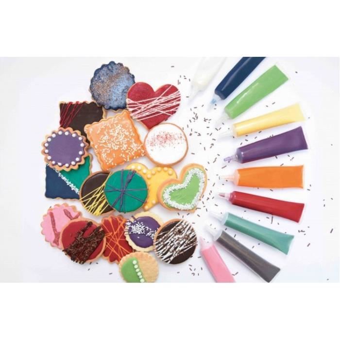 Stylo alimentaire - Scrapcooking - Marron - Décorations gâteaux - Goût ...