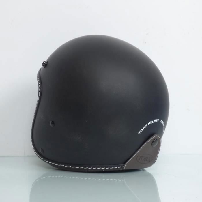 Casque Jet Torx Sunday Black Mat taille XL 61-62cm pour moto custom ...