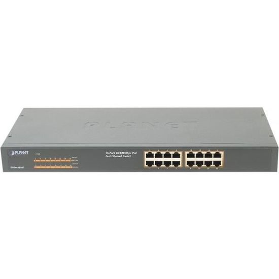 PLANET FNSW-1600P SWITCH 16 PORTS 10/100 POE 12… - Cdiscount Informatique