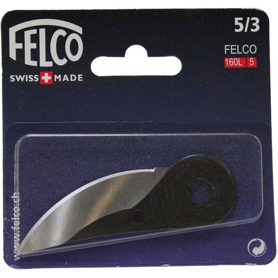 FELCO 5/3 Lame de rechange avec rivets pour sécateurs FELCO 5 + 160L, coupes précises ...