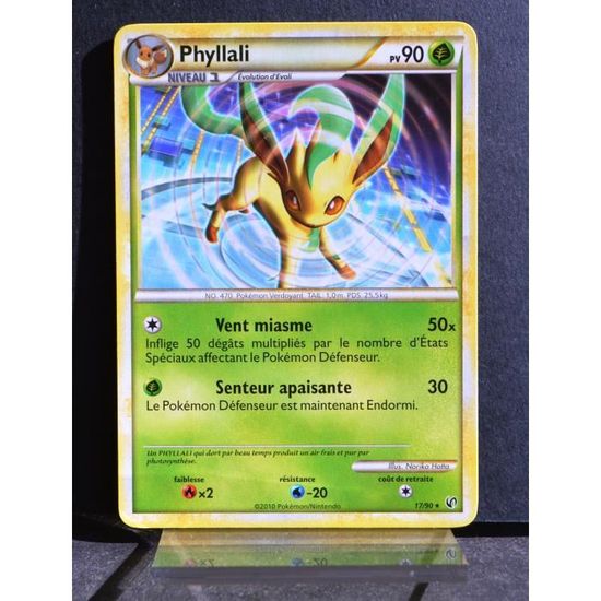 Carte Pokémon Phyllali 90 PV 17-90 HGSS03 - HS Indomptable NEUF FR ...