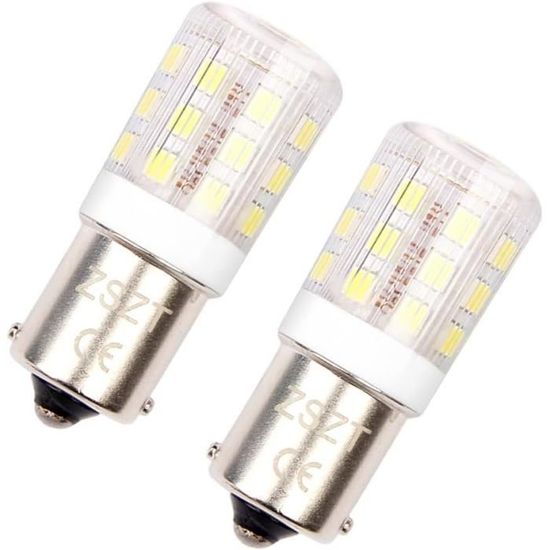 Ampoule ba15s led p21w 12v 24v, 4W Blanc Froid 6000K, étanche Lampe, pour Bateau, RV, Auto ...