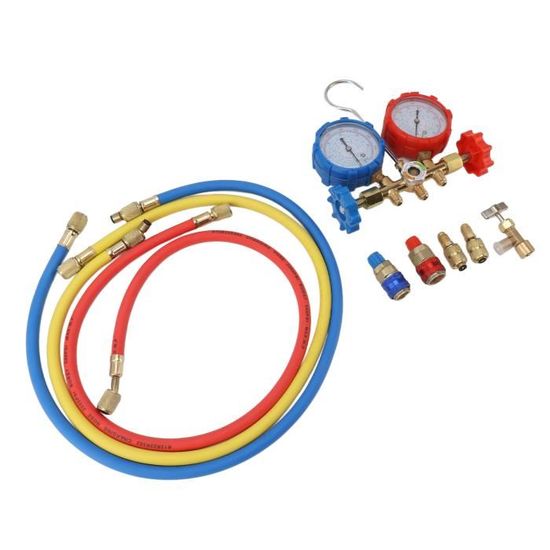 Vvikizy Kit Manomètre de pression pour climatisation R410 22 134A 3 ...