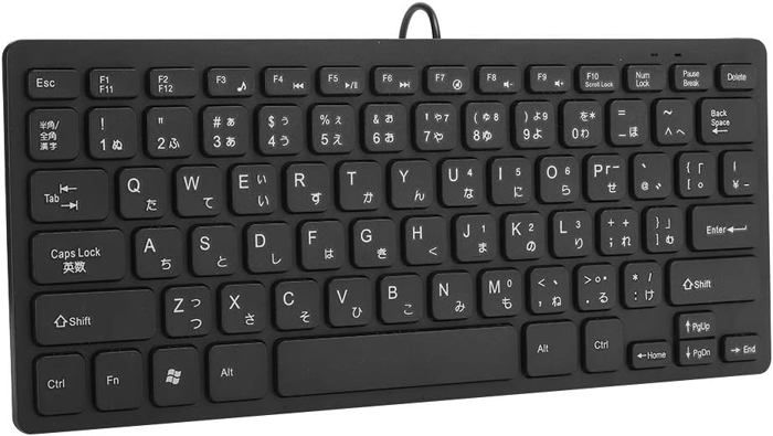 Clavier Filaire, 78 Touches Ultra Mince Silencieux Mini Clavier Usb ...