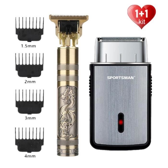 Tondeuse couleur SET2 Tondeuse rechargeable T9 Pour Hommes, Rasoir Sans Fil Pour Barbier ...