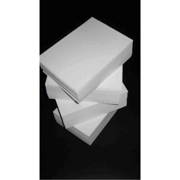 Lot de 2000 feuilles de papier pour imprimante Format A6 Blanc 120 g ...
