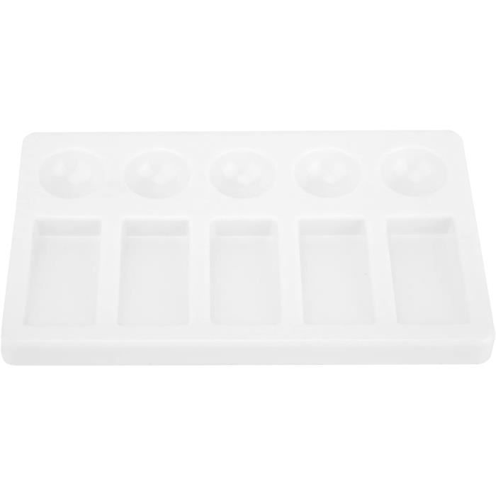 Plateau de peinture à l'aquarelle en forme de rectangle Palettes de ...