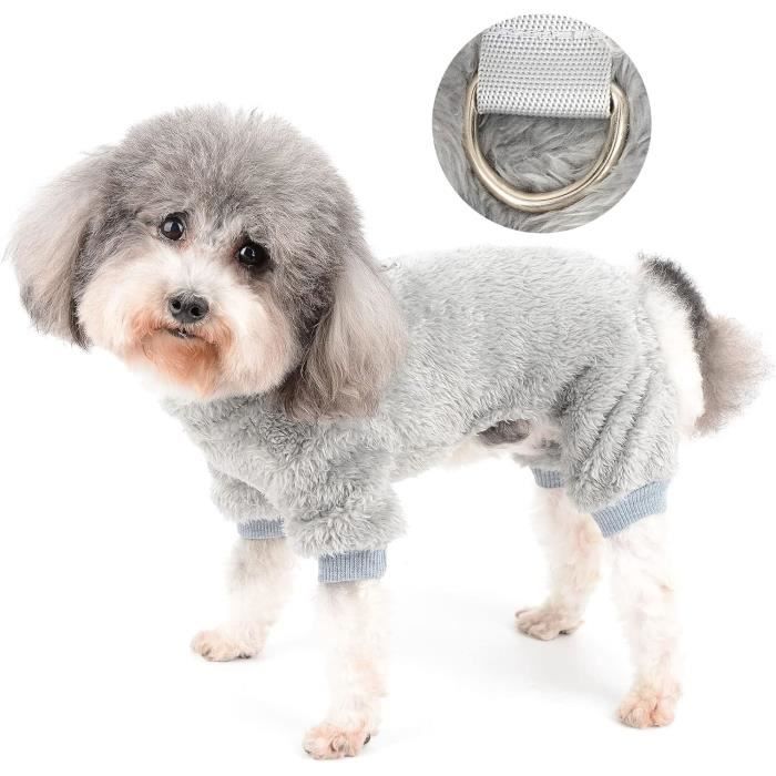 Pyjama D'Hiver Pour Petite Chien Chiot Manteaux Combinaison En Polaire ...