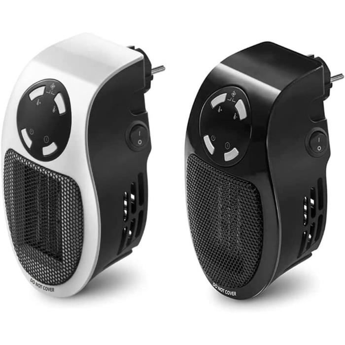 Mini Radiateur soufflant 500W Mural radiateur électrique Céramique ...