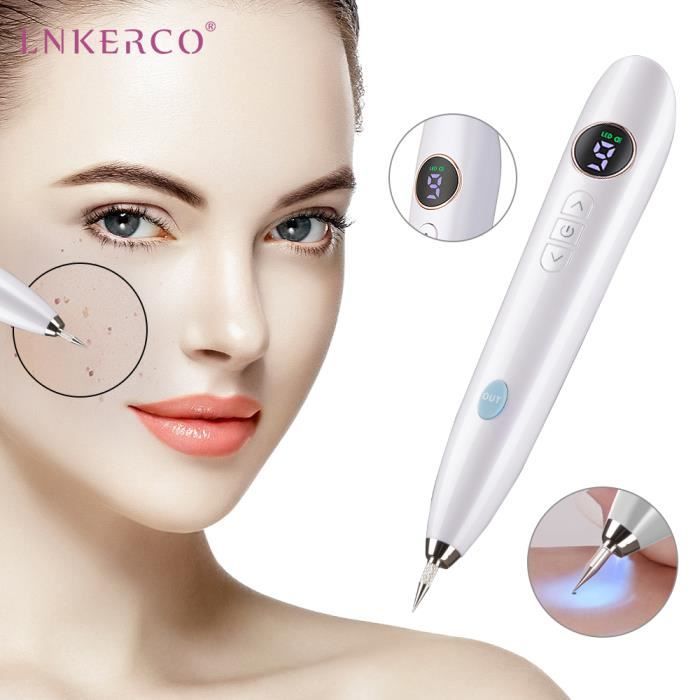 Stylo Laser Plasma à 9 niveaux, élimine les grains de beauté, les ...