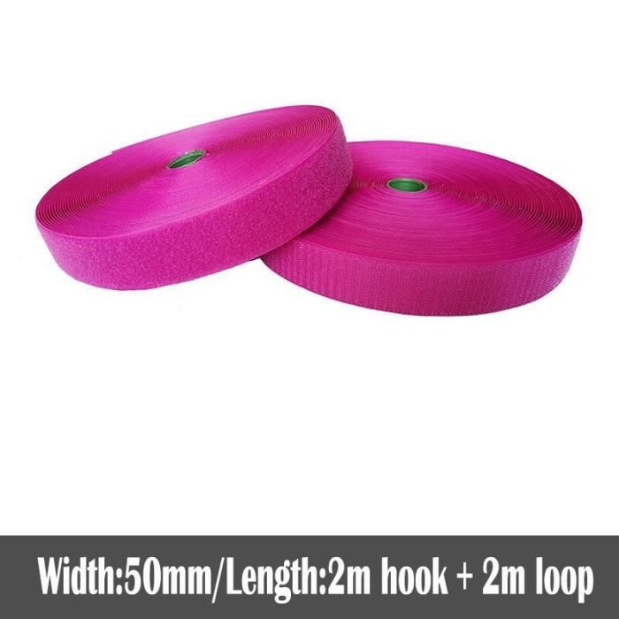 Feuillard,50mm largeur velcros aucun adhésif attache bâton vêtements ...