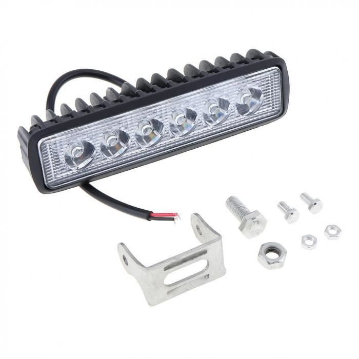 Projecteur DRL 18w à 6 LED pour voiture éclairage de travail haute ...