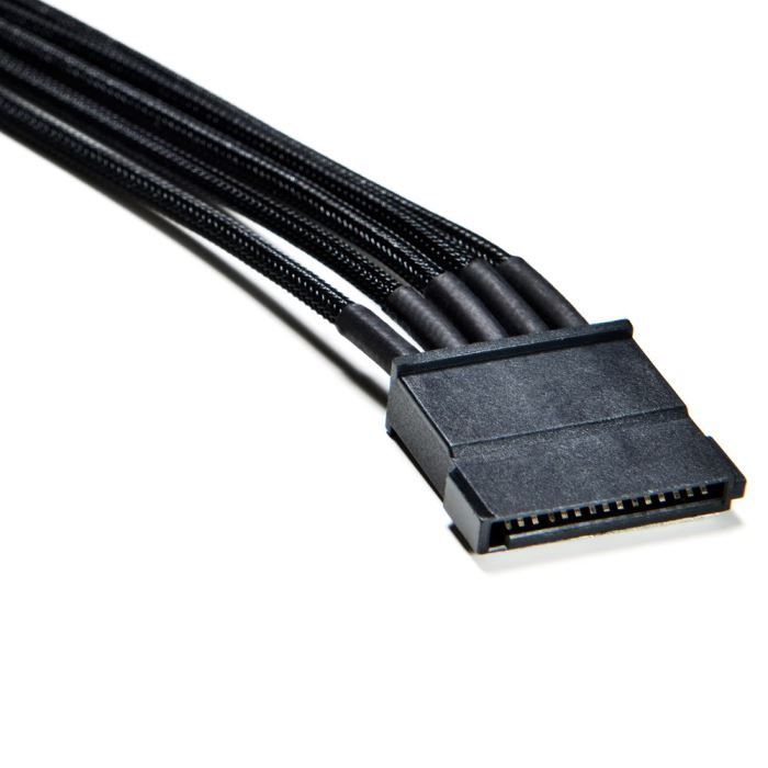 Câble d'alimentation SATA BE QUIET CS-3310 - Noir - Longueur 30 cm ...