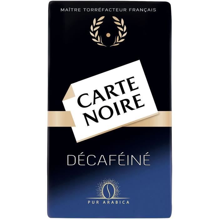 LOT DE 6 - CARTE NOIRE Café moulu décaféiné 250 g - Cdiscount Au quotidien