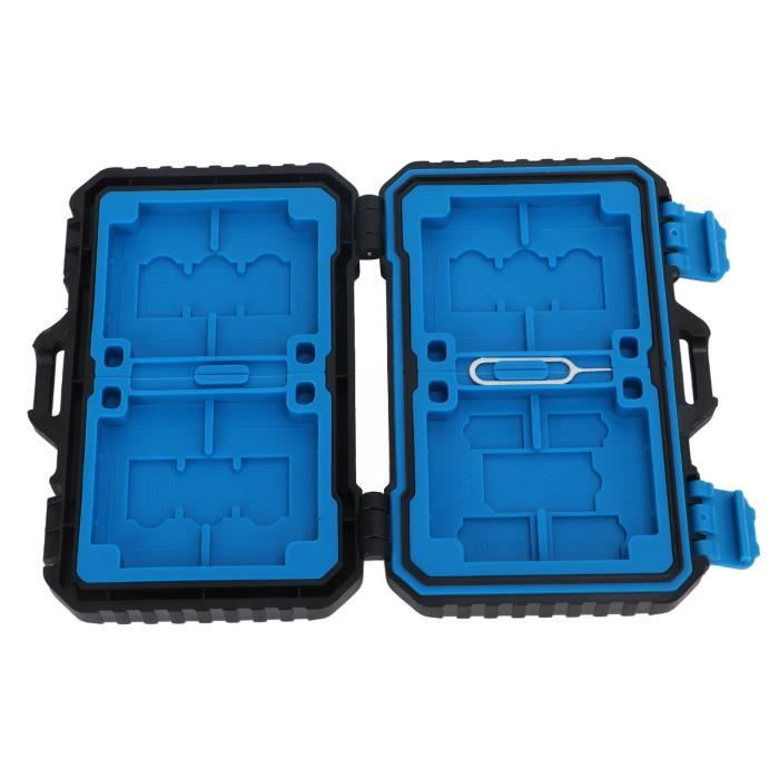 Duokon Support de carte mémoire PULUZ porte-cartes mémoire étanche à la ...