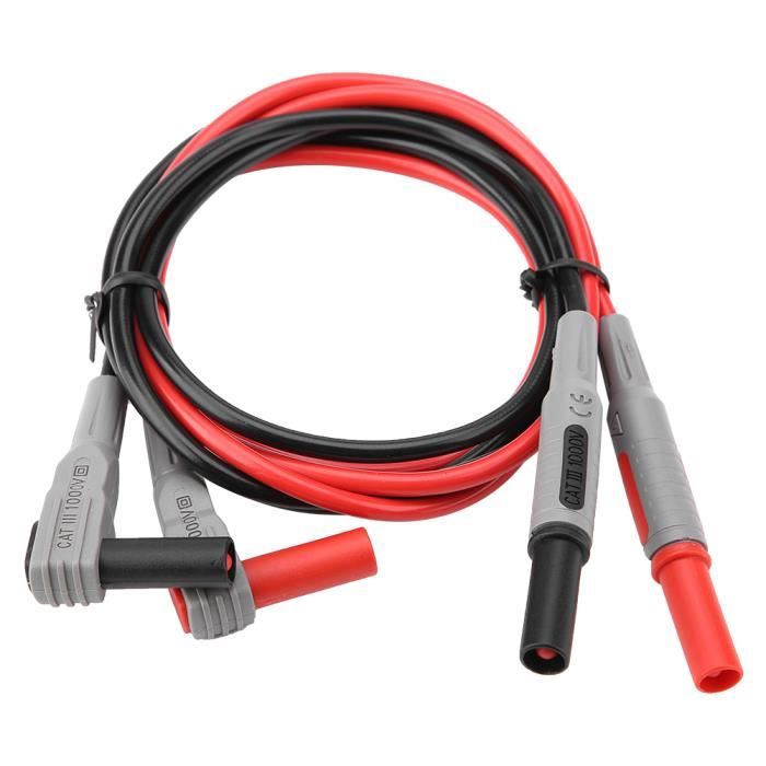 EJ.life cordon de test de fiche banane 24pcs P1300E Kits de fils de ...