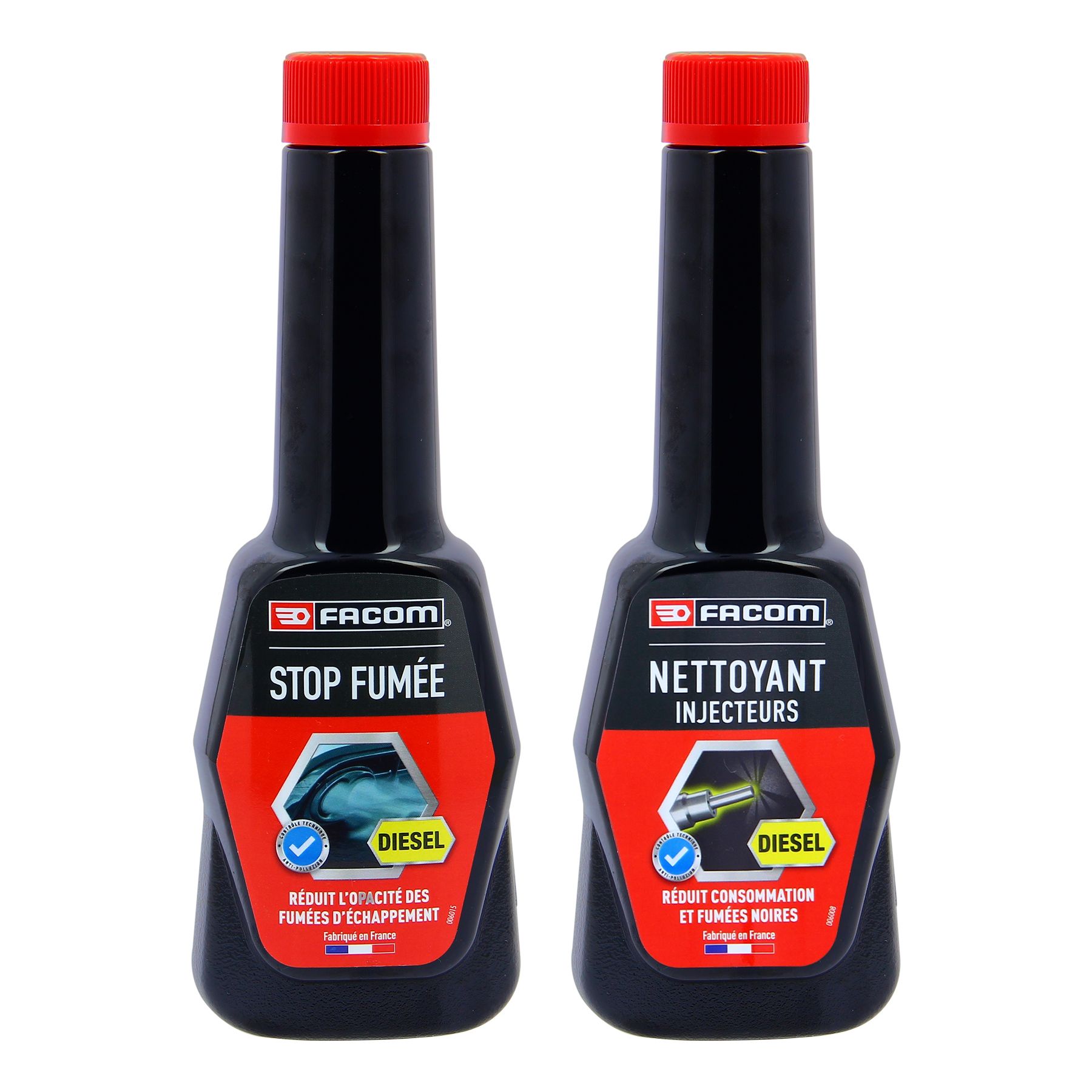Additif kit contrôle technique moteur diesel, 2 additifs 300ml - FACOM - Nettoyant injecteurs ...