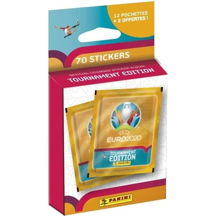 UEFA EURO 2020 Stickers 2021 Tournament Edition - Eco-Blister de 14 ...