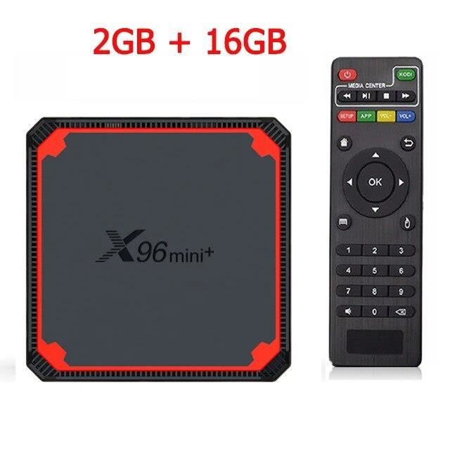 Boîtier Smart TV X96 Mini Plus,Android 2023,Amlogic S905W4,2 Go-16 Go,9.0-5 Go,lecteur ...