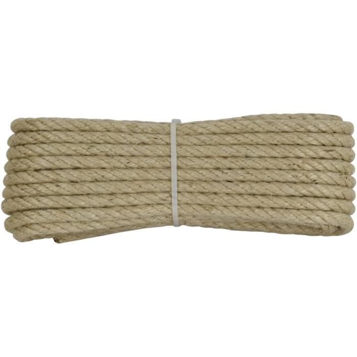 006004875 Corde En Jute,5 Mm X 30 M,Quincaillerie[J2219] - Cdiscount ...