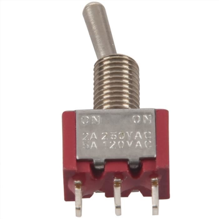 Interrupteur à Levier Momentané SPDT 2 Voies-Montage 6 Mm-3 PièCes-AC250V 2A 120V 5A - Cdiscount ...
