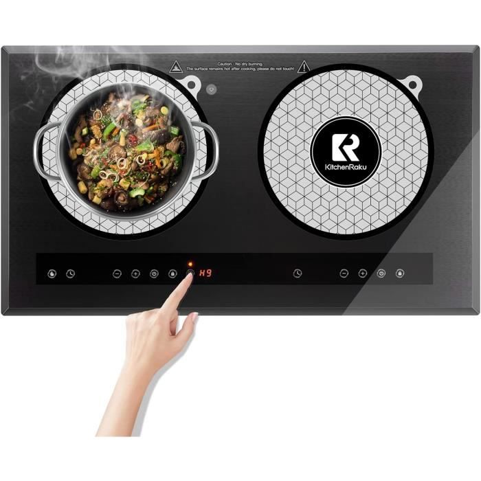 KitchenRaku 2 Pièces Protection Plaque Induction,Protection Plaque de ...