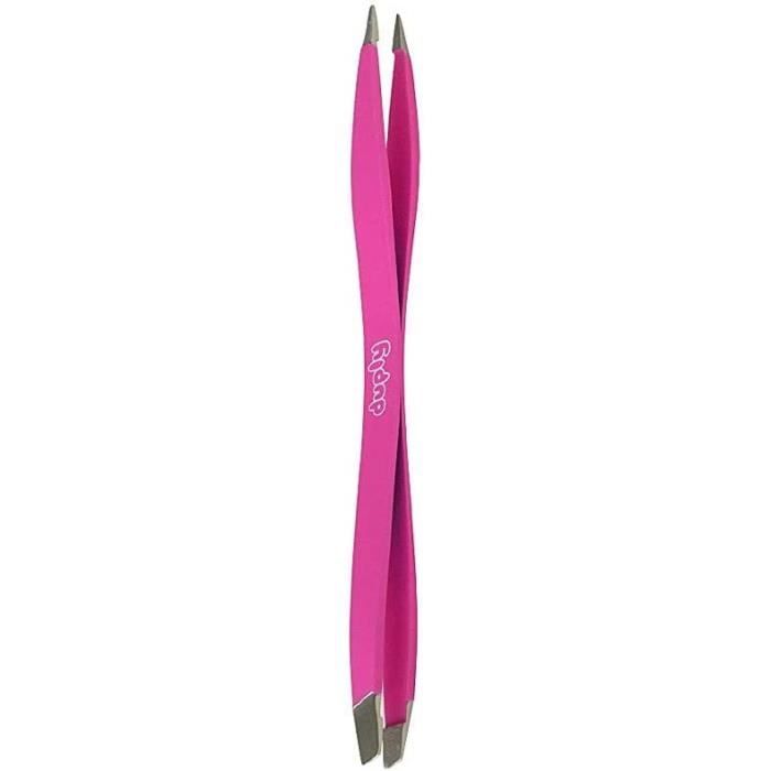 DUPLY Pince à épiler double pointe fine-oblique fuchsia208 - Cdiscount ...