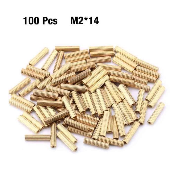TMISHION goujons de pilier de filetage en laiton 100 pièces en laiton ...