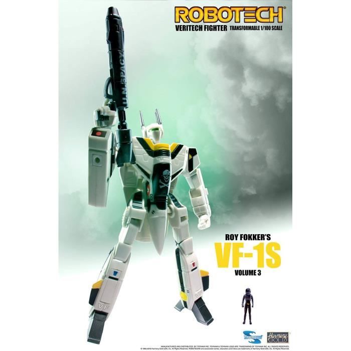 Figurine Robotech - Veritech Fighter Roy Fokker VF-1S 15 cm - Cdiscount ...