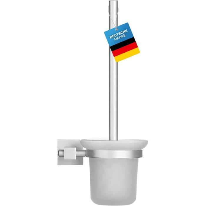 Brosse De Toilette En Acier Inoxydable Brosse De Toilette Avec Support Chromé Et Récipient En ...