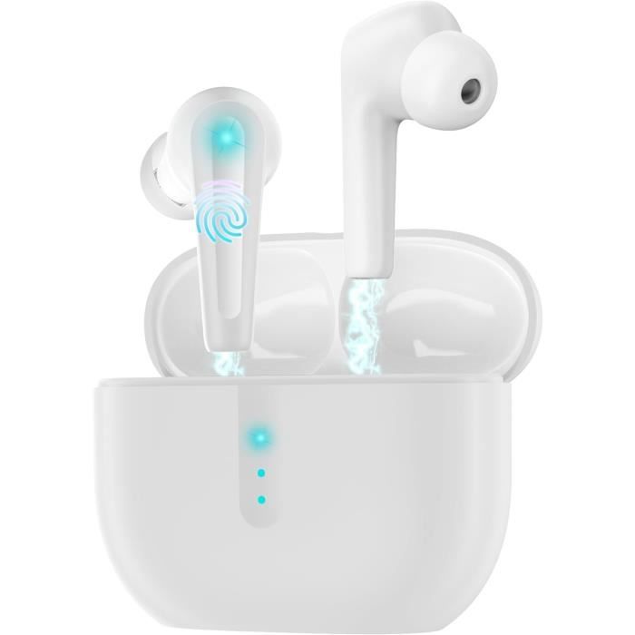 Écouteurs Sans Fil, Écouteurs Intra-Auriculaires Bluetooth 5.1 ...
