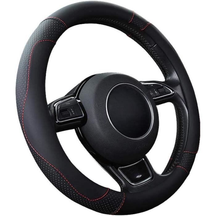 Couvre Volant Voiture Caches De Volant En Cuir Microfibre Universel 37 ...
