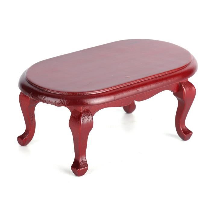 VINGVO mini meubles de maison de poupée Meubles en Bois de Maison de Poupée Miniature, Table ...