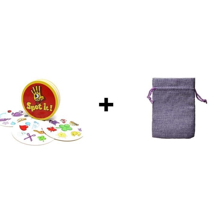 Mini spot add bag -Jeux de cartes spot it 70mm,jeu de famille,jouets ...