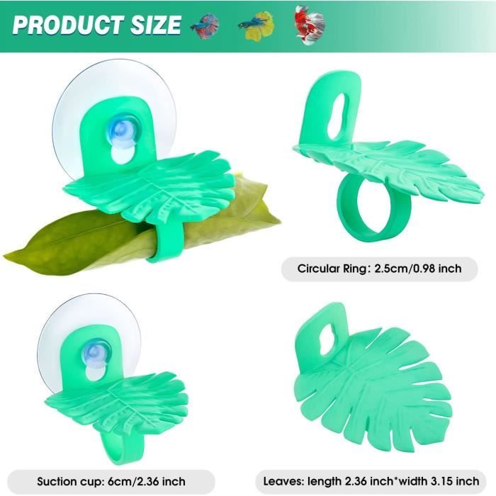 Betta Hamac Betta Fish Bed Monstera Feuilles Betta Fish Leaf Pad ...