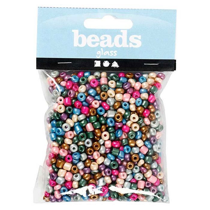 Perles de rocaille - Métallique - 5 mm - 130 g - Mixte - Adulte ...