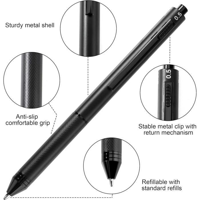 Stylo à Bille 4 En 1 Multifonctionnel, Stylo Métallique Sensible à La ...