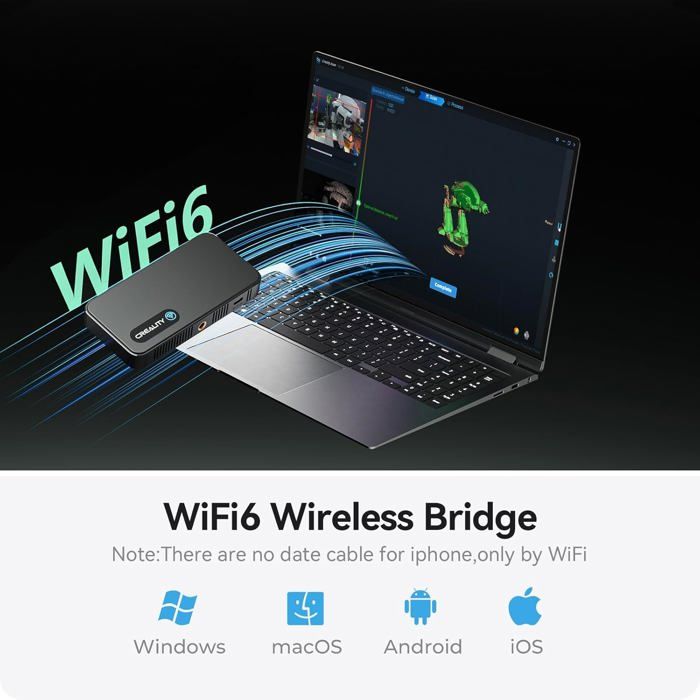 Scanner 3D sans fil - CREALITY - CR-Scan Ferret Pro - Wi-Fi - Batterie ...
