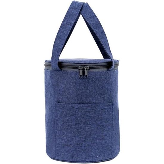 Sac Repas Lunch Isotherme Rond Boîte Sacoche Glacière-Fraîcheur En ...