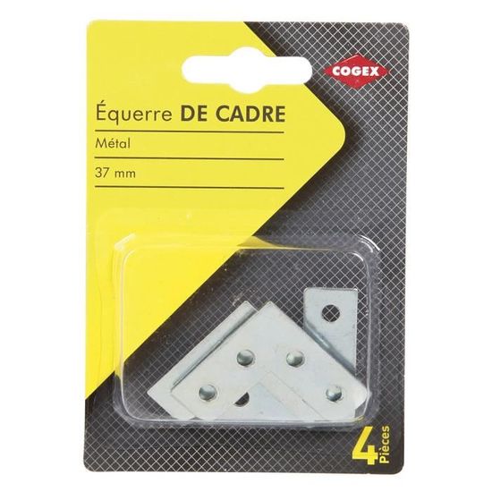 COGEX Equerre de cadre - 37 mm - 4 pcs - Cdiscount Bricolage
