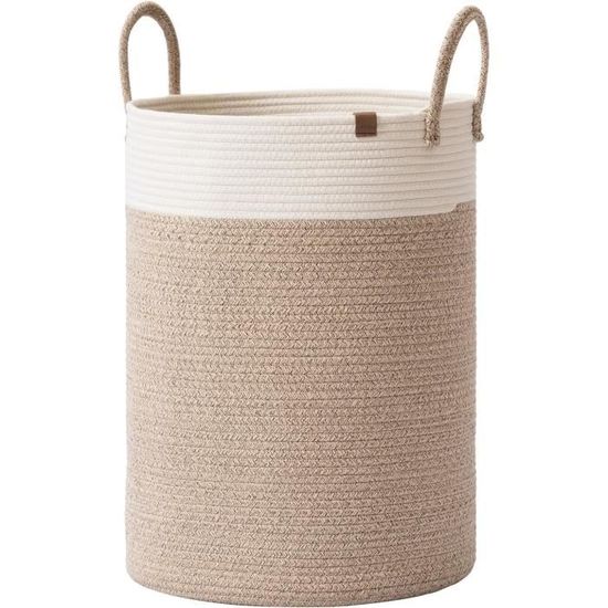 LA JOLIE MUSE Paniers de Rangement en Corde Tressée - Grand Panier en ...