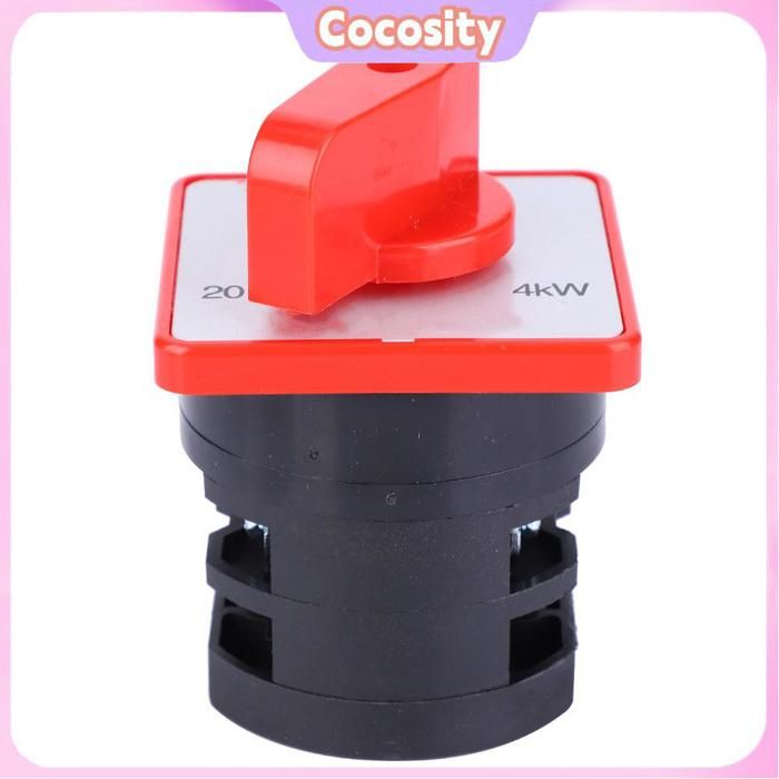 Cocosity Interrupteur de changement 380 V 20A 4KW 3 Positions 6 Bornes ...