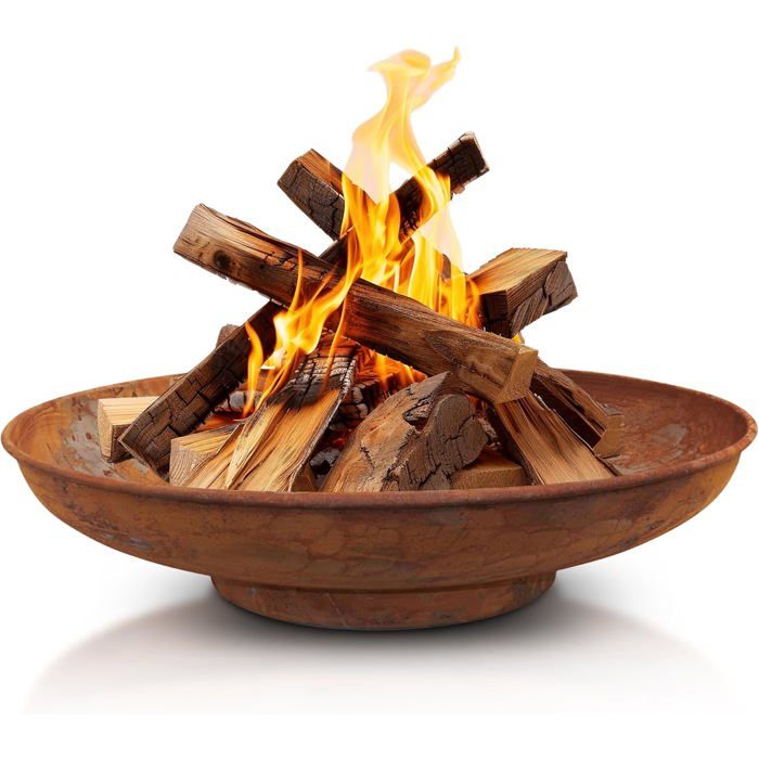 HEAT Outdoor Living Brasero 80 cm Rouille - Brasero Exterieur - Brasero ...