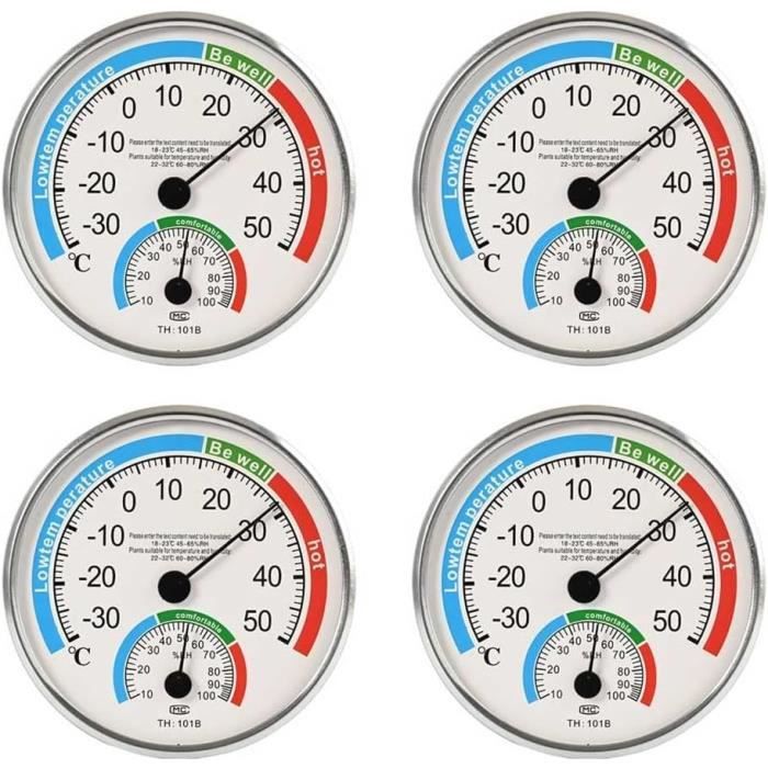 Thermomètre Hygromètre Thermo Analogique Humidité Ambiante Contrôle De ...