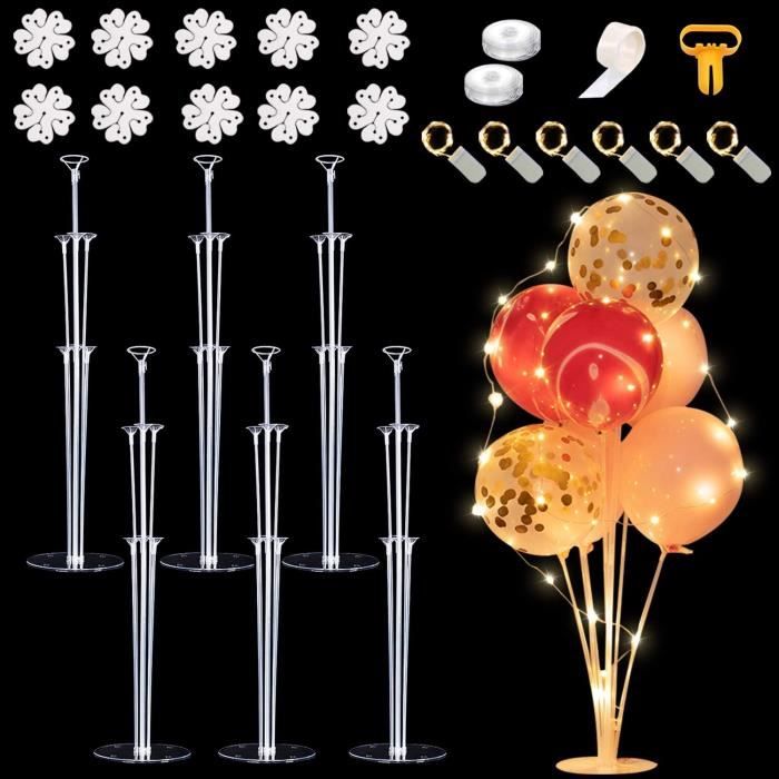 Lot De 6 Supports De Table Pour Ballon, 6 Supports Pour Ballons, 6 ...